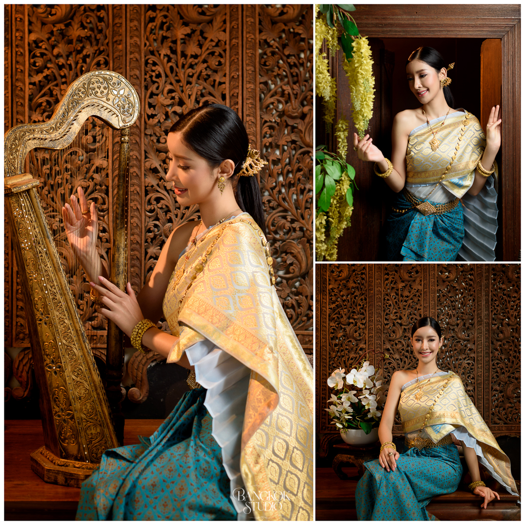 ถ่ายรูปชุดไทย 4 ยุคสมัย ตำนานแห่งเดียวของไทย | บางกอกสตูดิโอ